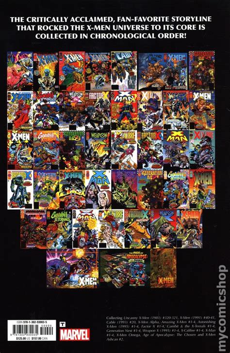 X Men Age Of Apocalypse Omnibus Hc 2021 Marvel 3rd Edition Comic Books