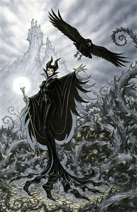Maleficent Raven Etsy