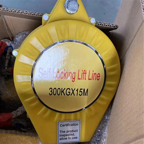 Safety Fall Arrester Lifeline For Fall Prevention Devices 5m 10m 20m