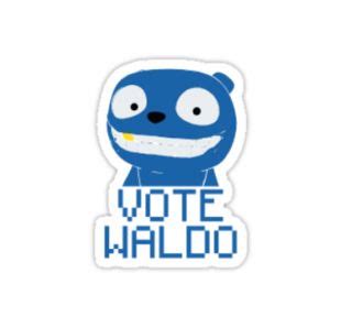 Sticker Vote Waldo