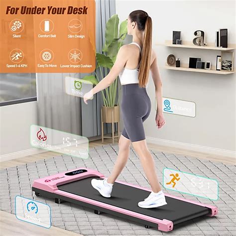 Motorized Treadmill Speed 1 6km H Space Saving Treadmill For Home And