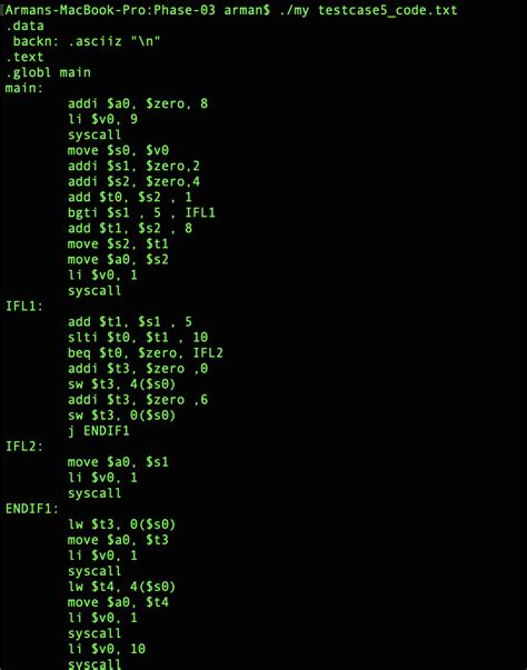 Github Arman My Compiler A Simple Compiler For A Language Similar To C Creates An