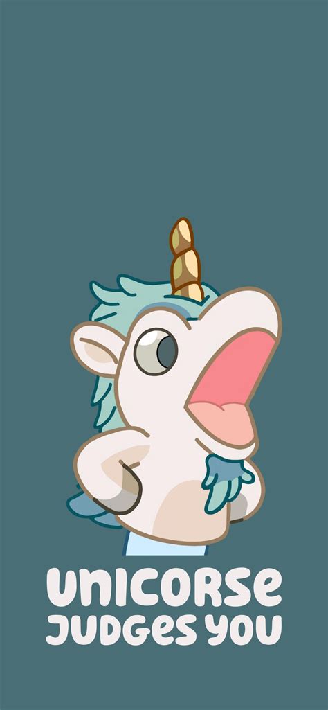 Bluey Unicorse Coloring Page