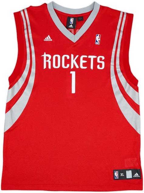 2006 10 Houston Rockets Mcgrady 1 Adidas Away Jersey 410 Xl