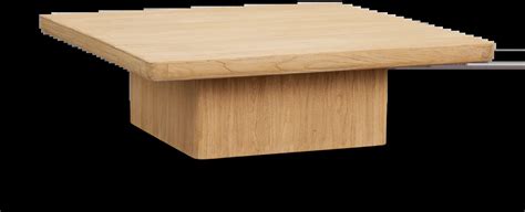 Charley Light Tone Square Coffee Table Living Room Coffee Tables