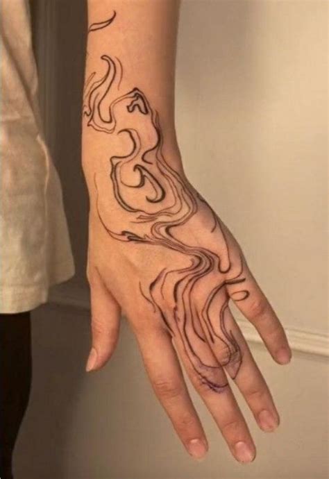 Smoke Hand Tattoos