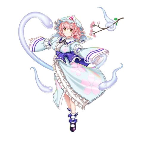 Rotte 1109 Saigyouji Yuyuko Perfect Cherry Blossom Touhou Touhou