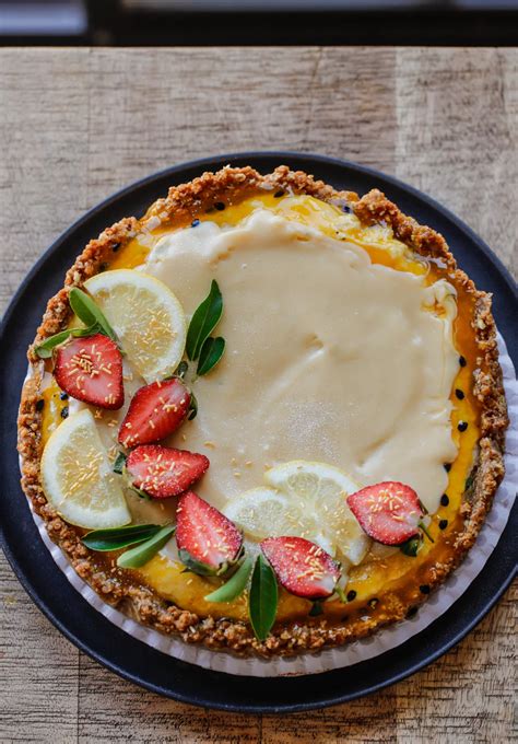 Lemon Passion Fruit Tart Life In The South