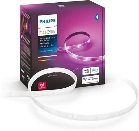 Philips Hue Indoor 6 Foot Smart Led Light Strip Plus Base