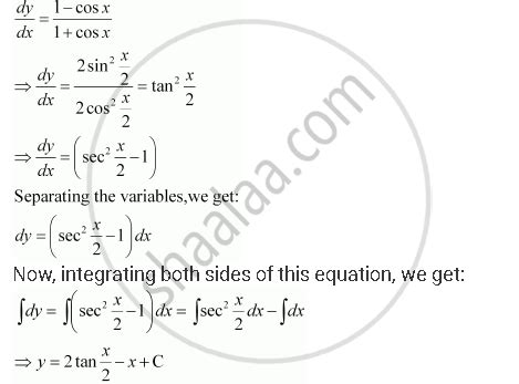 For The Differential Equations Find The General Solution Dy Dx Cos X Cos X