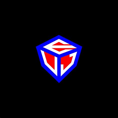 Euj Letter Logo Creative Design With Vector Graphic Euj Simple And Modern Logo Euj Luxurious