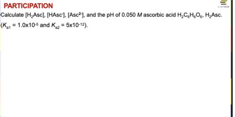 Solved Participation Calculate [ H2 Asc] [hasc ] [asc 2 ]