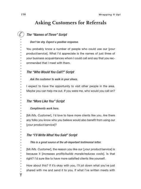 Effective Referral Generation Scripts Proven Templates For Obtaining Quality Referrals From