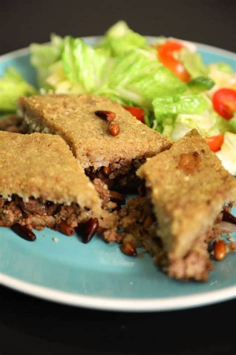 Mouthwatering Baked Kibbeh Recipe Baked Kibbeh On Plate Kibbeh