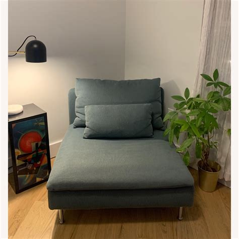 Ikea Soderhamn Blue Chair Aptdeco
