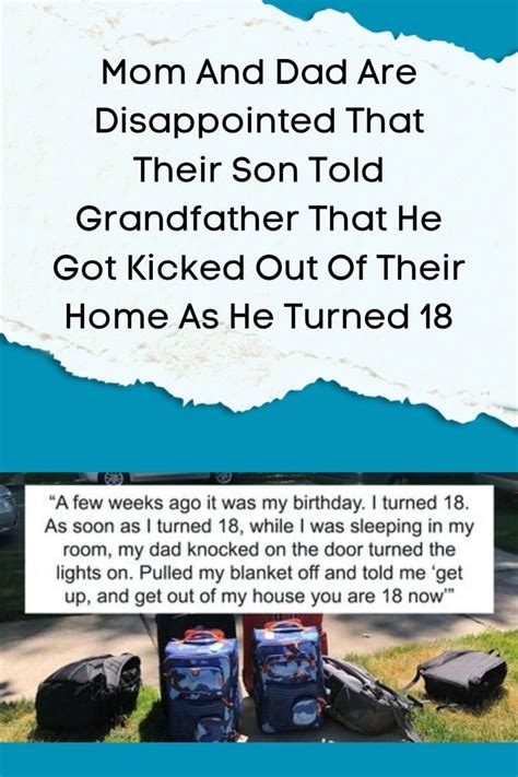 Mom And Dad Are Disappointed That Their Son Told Grandfather That He