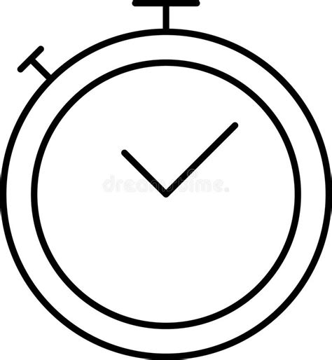 Clock Icon Hour Marker Am Pm Clock Watch Vector Symbol Stock