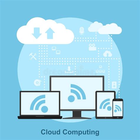 Cloud Computing Stock Vector Illustration Of Internet 57669567