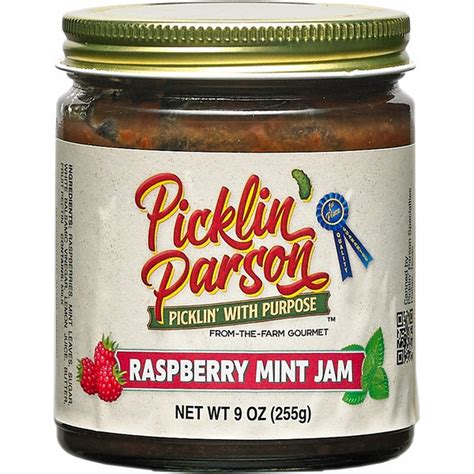 Picklin Parson Raspberry Mint Jam 9 Oz Delivery Or Pickup Near Me Instacart