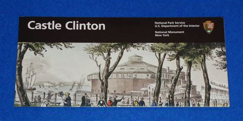 Brand New Castle Clinton National Historical Site Park Brochure 1st