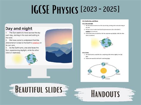 [62 Slides Handouts] C24 25 Igcse Physics Space Physics Bundle[2023 2025] Teaching Resources