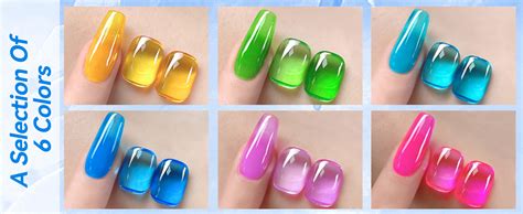 Born Pretty Jelly Gel Nail Polish Spring Summer Neon Gel