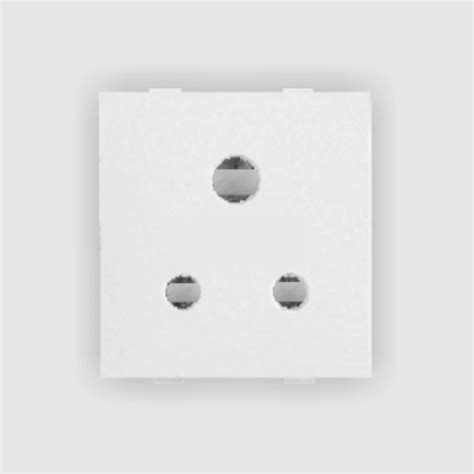 6 Amp Three Pin Socket Modular At ₹ 774piece In Gursahaiganj Id