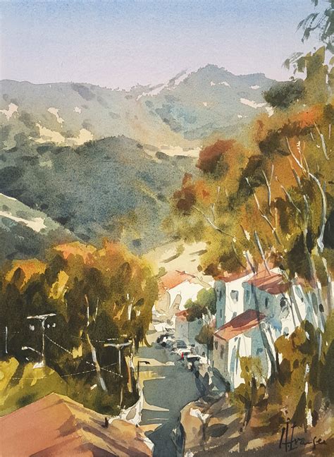 美国水彩画大师 Andy Evansen 的部分风景画 Yzout发表于 书画艺廊 论坛 文学城