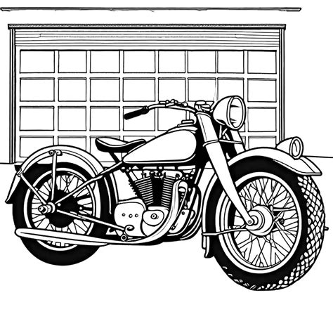Vintage Motorcycle With Sidecar Coloring Page Coloring Jungle