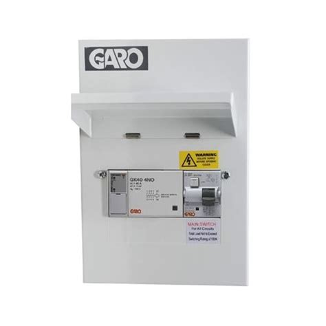 Garo Mcu Pme Consumer Unit Type A Rcbo For Ev Chargers