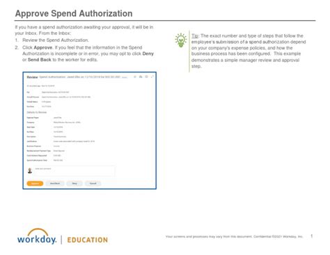 Jobaid Approve Spend Authorization Pdf Finance And Money Management