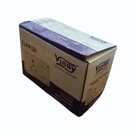 16a Vinay Modular Switch Socket Combination Polycarbonate At ₹ 32