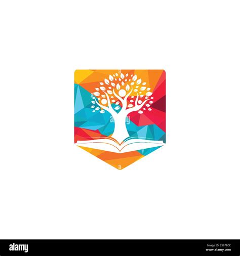 Human Tree Logo Design Leader Education Logo Design Stock Vector Image