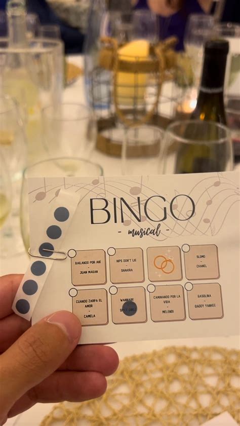 Alberto Palao On Instagram Top Ideas Para Una Boda Así Es Un Bingo Musical Durante Un