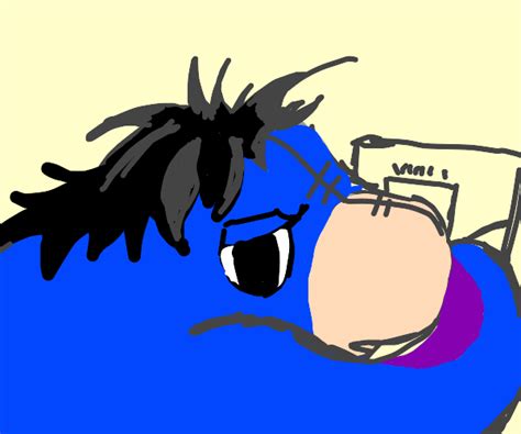 Eeyore Playing Drawception Drawception
