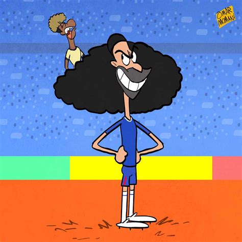 Omar Momani Cartoons How Yamal Got Lost Inside Cucurellas Hair A