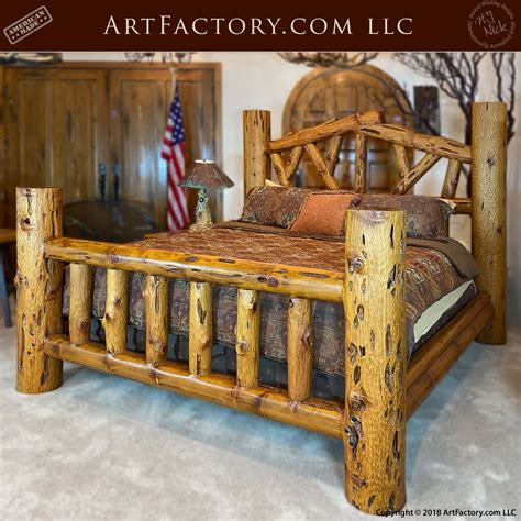 Beds Made From Logs Rustic Wood Beds For Sale Wccx