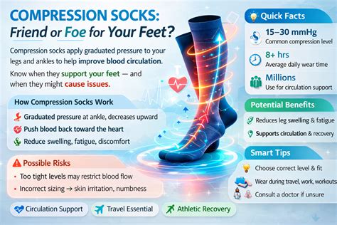Compression Socks Friend Or Foe For Your Feet Shunvogue