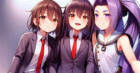 艦隊これくしょん Ai 若葉and初霜and初春 うーたんのイラスト Pixiv 艦隊これくしょん Ai 若葉and初霜and初春 うーたんのイラスト Pixiv