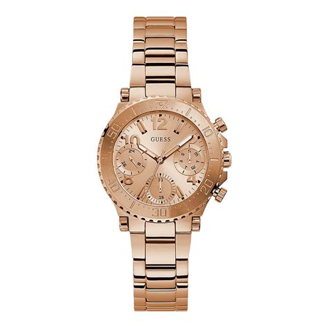 Guess Cosmic Gw0465l2 Ladies Rose Gold Dial Rose Gold Stainless Steel