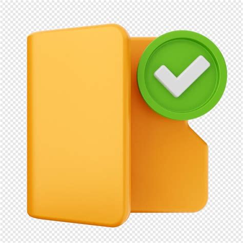 Premium Psd 3d Folder Document File