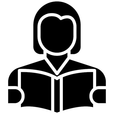 Premium Vector Woman Reading Vector Illustration Style