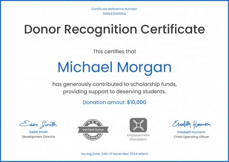 Donation Certificate Templates Free To Edit And Download Certifier