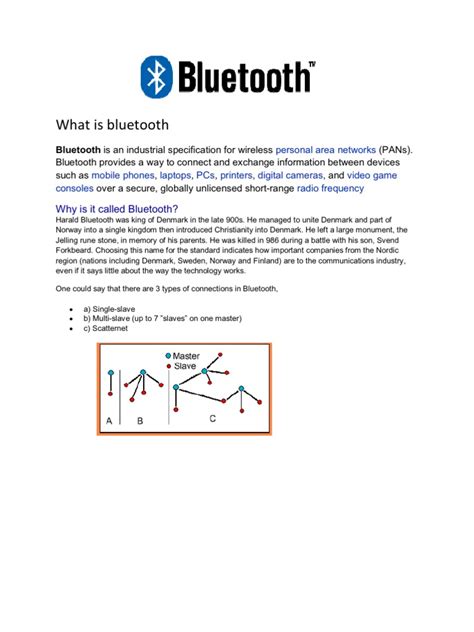 Exploring Bluetooth Technology A Comprehensive Look At Wireless Personal Area Networks And