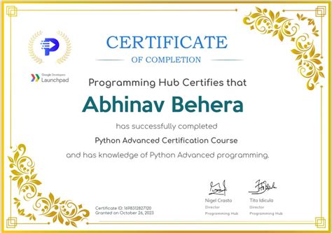 Pythoncertification Advancedpython Pythonprogramming Certifiedprofessional Careermilestone