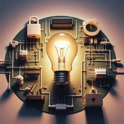 Modern Illustration Of Technological Progress Generative Ai Stock