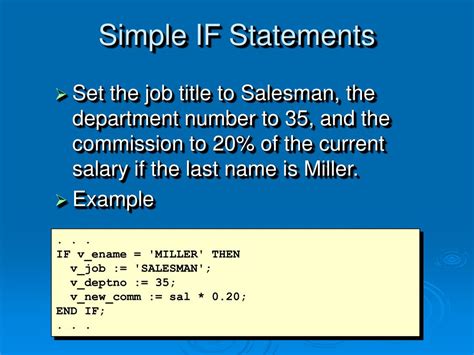 Ppt Writing Executable Statements Powerpoint Presentation Free