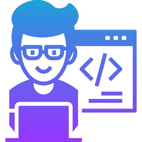 Programmer Generic Gradient Fill Icon