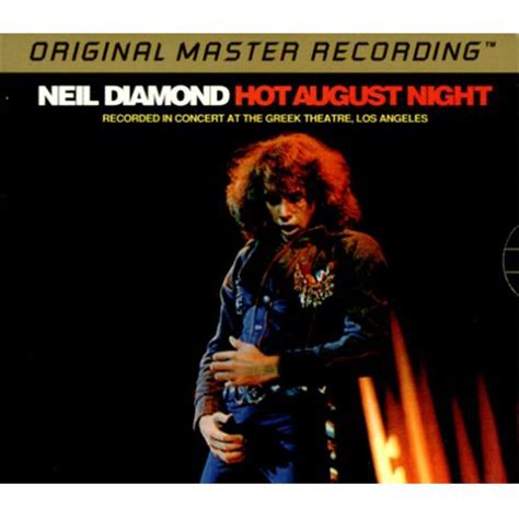 Neil Diamond Hot August Night Gold Cd Us 2 Cd Album Set Double Cd