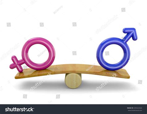 Man Woman Sex Equality Concept Stock Illustration 345422426 Shutterstock
